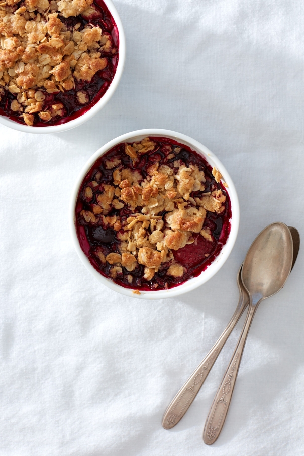 Berry Crumble for Two (with Video) - Fork Knife Swoon