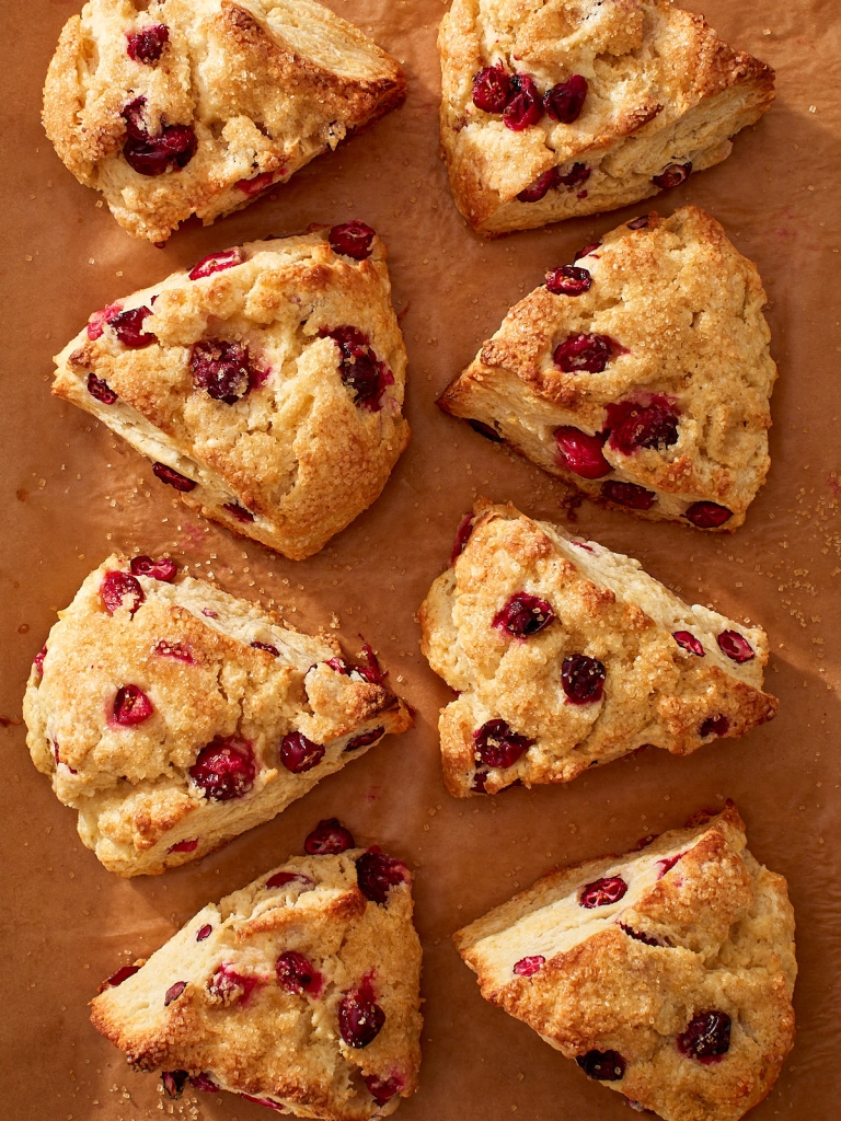 Bakery Style Cranberry Scones - Fork Knife Swoon